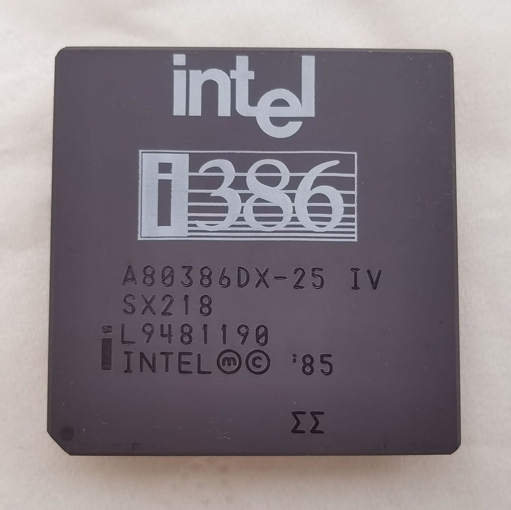 Intel 80386 Processor | 在线CPU博物馆 | 微处理器博物馆 | Honux's CPU Museum
